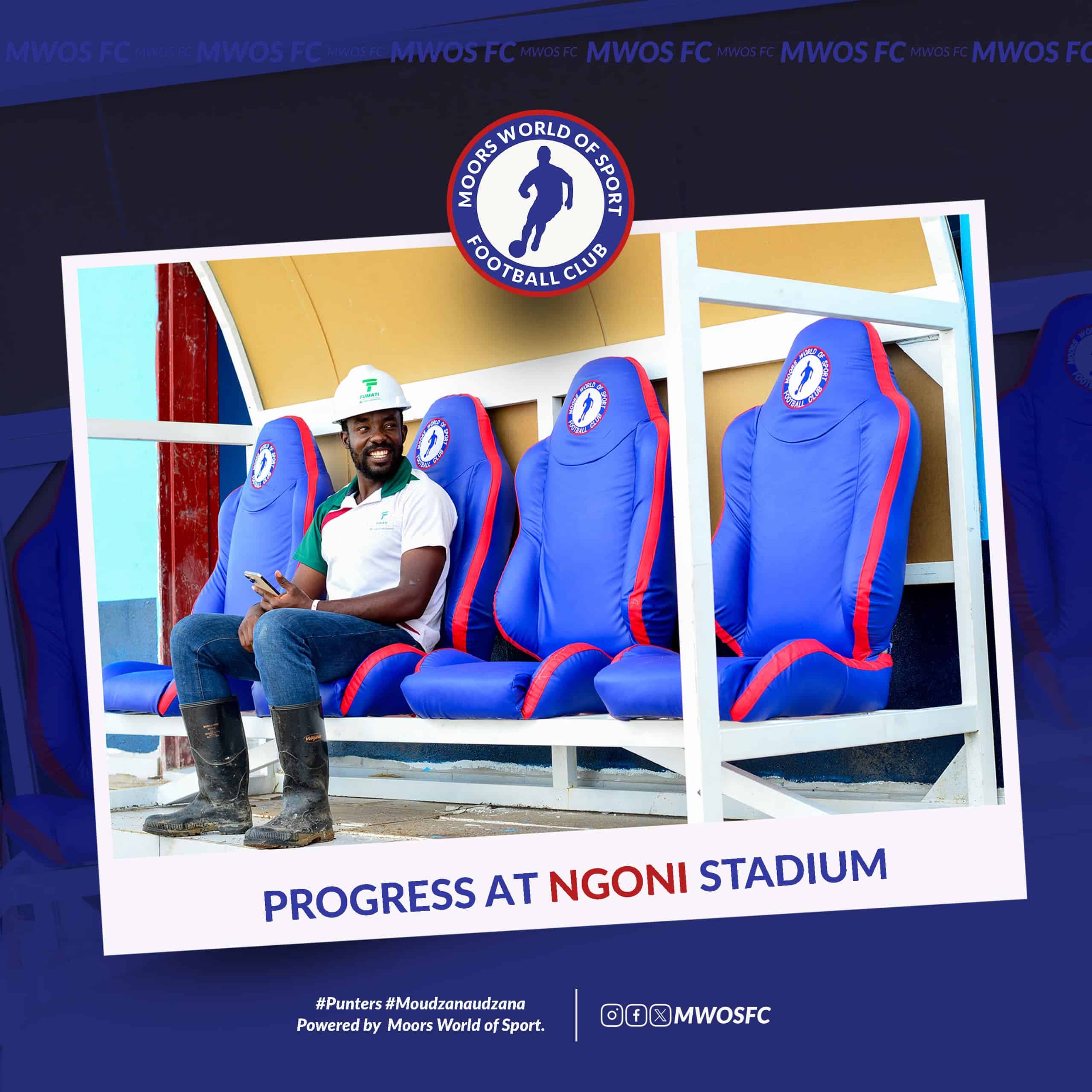 Ngoni Stadium Renovations Progress at Speed: New Stands & Dugouts Near ...